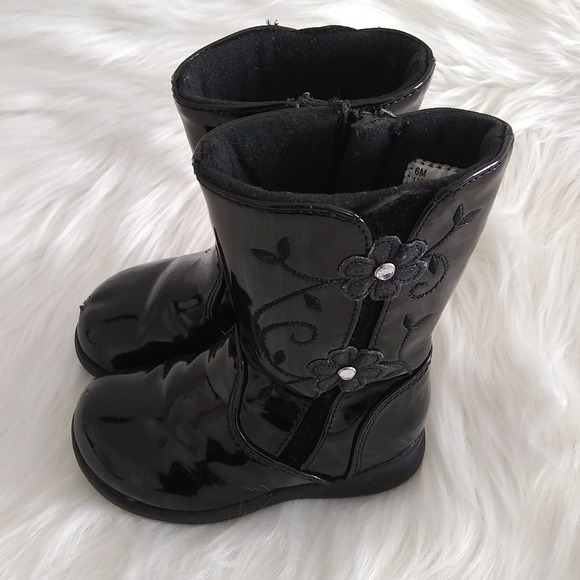 Rachel Shoes | Shoes | Rachel Shoes Baby Girl Patent Boots 6m | Poshmark